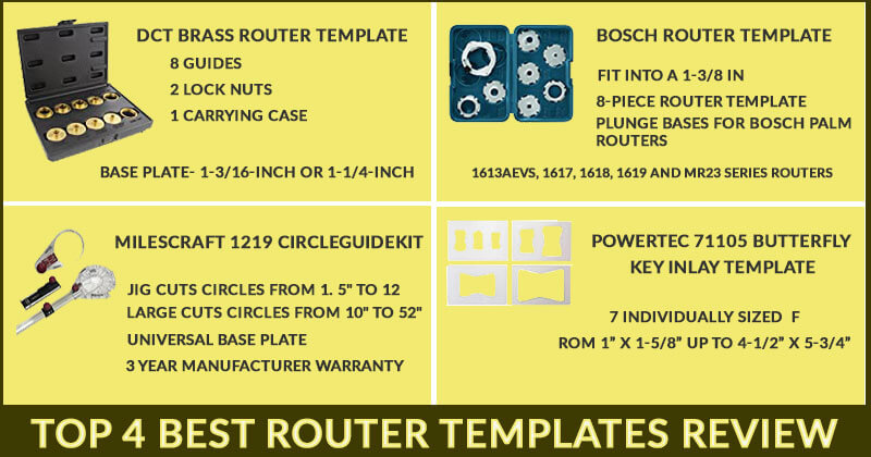 The Router Templates Review For Equal Woodcutting